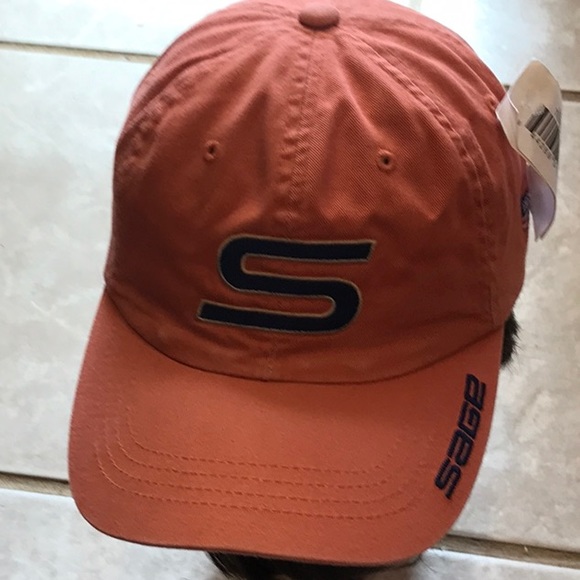 Sage | Accessories | Sage Fly Rods And Reels Orange Baseball Cap Hat ...
